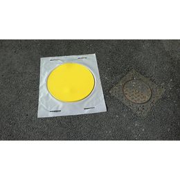 Flexible Abdichtmatte, rund, wiederverwendbar, mit Box, &Oslash; 450 mm kaiserkraft
