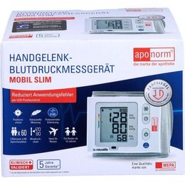 WEPA Aponorm Blutdruckmessgerät Mobil Slim Handgelenk 1 St