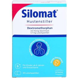 STADA Silomat Hustenstiller Dmp m.Honig-Geschm.7,7mg Lup 20 St