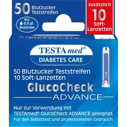 Sebapharma Testamed GlucoCheck Advance 50 Teststr.m.10 Lanz. 1 P