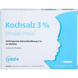 Kochsalz 3% Inhalat P&auml;dia Ampullen 20 St