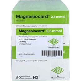 Verla-Pharm Arzneimittel GmbH & Co. KG Magnesiocard 2,5 mmol Filmtabletten 1000 St