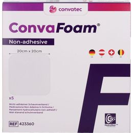 Convafoam Schaumverband nicht-adhäsiv 20x20 cm 5 St