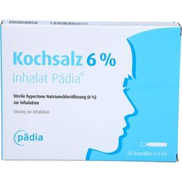 Kochsalz 6% Inhalat P&auml;dia Ampullen 20 St