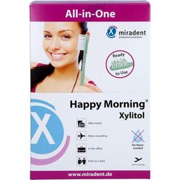 HAGER PHARMA Miradent Einmalzahnbürste Happy Morning Xylitol 50 St