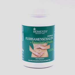Biomenta Flohsamenschalen+Fenchel+Inulin Tabletten 140 St