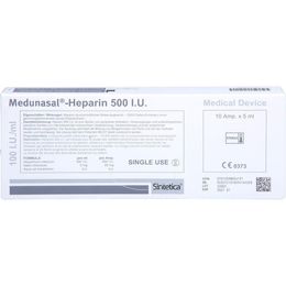 MEDUNASAL-Heparin 500 I.U. Ampullen 10X5 ml
