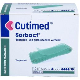 EMRA-MED Arzneimittel GmbH Cutimed Sorbact Tamponaden 2x50 cm 12 St