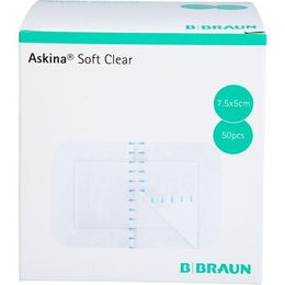 B.Braun Askina Soft Clear transp.Folienverband 5x7,5 cm 50 St
