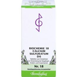 Bombastus Biochemie 18 Calcium sulfuratum D 6 Tabletten 200 St