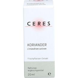 Ceres Koriander Coriandrum sativum Extrakt Tropfen 20 ml