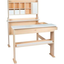 Small Foot Kinder Kaufladen "natur/weiß", beige, Holz, B:87cm H:112cm T:78cm, Kaufläden