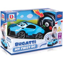 bbJunior Kinder RC-Auto "My First R/C, Bugatti Divo, 2,4 GHz", blau, Kunststoff, B:12cm H:6,4cm T:22,3cm, Fernlenkfahrzeuge, mit Licht und Sound