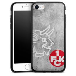 DeinDesign iPhone SE (2022) Handy Slim Case extra d&uuml;nn Silikon Handyh&uuml;lle schwarz H&uuml;lle 1. Fc Kaiserslautern Devil 1. Fck Silikon Slim Case