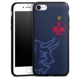 DeinDesign iPhone SE (2022) Handy Slim Case extra d&uuml;nn Silikon Handyh&uuml;lle schwarz H&uuml;lle 1. Fc Kaiserslautern Logo 1. Fck Silikon Slim Case