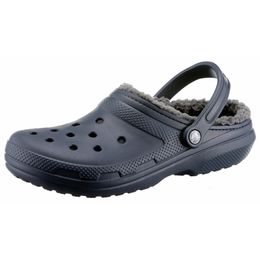 Crocs Herren Hausschuh "Classic Lined Clog", Gr. 38, blau, Croslite , Schuhe, Gartenclog, Schlappen, Clog, mit kuscheligem Fellimitat
