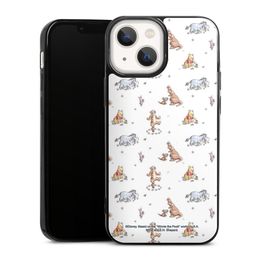 DeinDesign iPhone 13 Mini Handy Slim Case extra d&uuml;nn Silikon Handyh&uuml;lle schwarz H&uuml;lle Disney Winnie The Pooh Official Licensed Product Silikon Slim Case