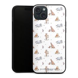 DeinDesign iPhone 15 Plus Handy Premium Silikon H&uuml;lle Handyh&uuml;lle schwarz Case Disney Winnie The Pooh Official Licensed Product Silikon Premium Case