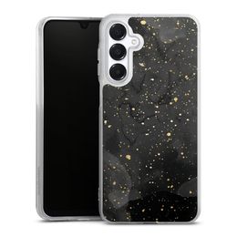 DeinDesign Galaxy A16 5G Handy Silikon H&uuml;lle Case transparent Handyh&uuml;lle Gold & Copper Glitzer Marble Silikon Case