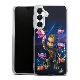 DeinDesign Galaxy A16 5G Handy Silikon H&uuml;lle Case transparent Handyh&uuml;lle Baby Groot Marvel Guardians Of The Galaxy Silikon Case