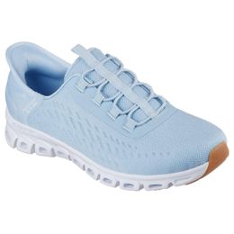 Skechers Damen Slip-On Sneaker "GLIDE-STEP-TRANQUILITY", Gr. 35, blau, Textil, Schuhe, Slipper, Freizeitschuh mit Slip-Ins Technologie