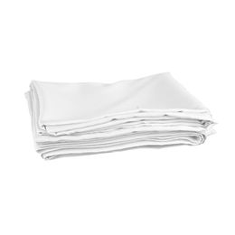 Wentex P&D Curtain - Medium Gloss Satin 280x120cm 165G White, unpleated-ungefaltet