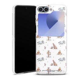 DeinDesign Galaxy Z Flip 6 Handy Hard Case Schutzh&uuml;lle transparent Smartphone Handy H&uuml;lle Winnie The Pooh Official Licensed Product Disney Hard Case