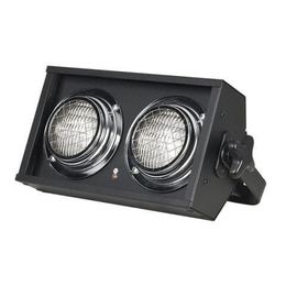 Showtec STAGE BLINDER 2 DMX, schwarz, 2x 650W DWE, inkl. 1 Kanal-Dimmer