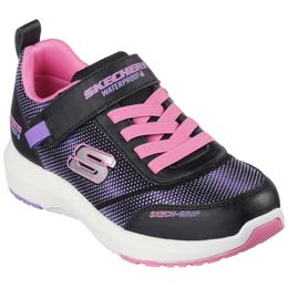 Skechers Mädchen Sneaker "DYNAMIC TREAD", Gr. 35, schwarz, Lederimitat, Textil, Schuhe, Freizeitschuh, Klettschuh mit glänzendem Textileinsatz