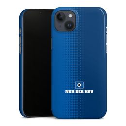 DeinDesign iPhone 14 Plus Handy Premium Case Smartphone Handyh&uuml;lle Schutzh&uuml;lle gl&auml;nzend Hsv Logo Official Licensed Product Premium Case