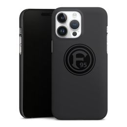 DeinDesign iPhone 14 Pro Max Handy Premium Case Smartphone Handyh&uuml;lle Schutzh&uuml;lle matt F95 Fortuna D&uuml;sseldorf Logo Premium Case