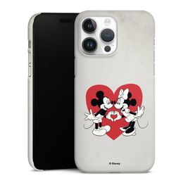 DeinDesign iPhone 14 Pro Max Handy Premium Case Smartphone Handyh&uuml;lle Schutzh&uuml;lle matt Disney Heart Premium Case
