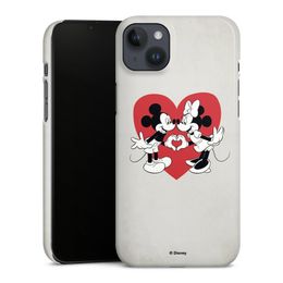 DeinDesign iPhone 14 Plus Handy Premium Case Smartphone Handyh&uuml;lle Schutzh&uuml;lle gl&auml;nzend Disney Heart Premium Case