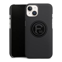 DeinDesign iPhone 14 Handy Premium Case Smartphone Handyh&uuml;lle Schutzh&uuml;lle matt F95 Fortuna D&uuml;sseldorf Logo Premium Case