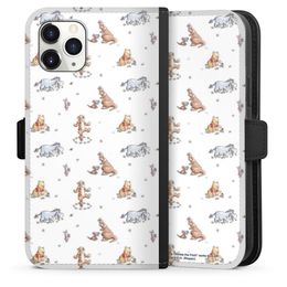 DeinDesign iPhone 11 Pro Handy Klapph&uuml;lle Handyh&uuml;lle aus Kunst Leder schwarz Flip Case Disney Winnie The Pooh Official Licensed Product Sideflip mit Lasche