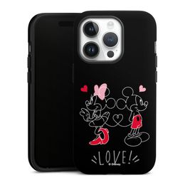 DeinDesign iPhone 14 Pro Handy Panzer Handyh&uuml;lle robuste Outdoor H&uuml;lle Schutzh&uuml;lle matt Disney Love Tough Case