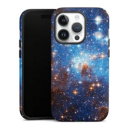 DeinDesign iPhone 14 Pro Handy Panzer Handyh&uuml;lle robuste Outdoor H&uuml;lle Schutzh&uuml;lle matt Weltall Star Galaxy Tough Case