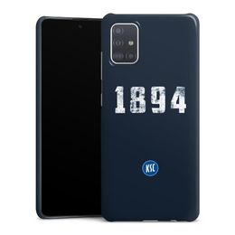 DeinDesign Galaxy A51 Handy Premium Case Smartphone Handyh&uuml;lle Schutzh&uuml;lle gl&auml;nzend Karlsruher Sc Ksc Bundesliga Premium Case