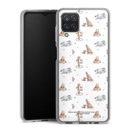 DeinDesign Galaxy A12 Handy Silikon H&uuml;lle Case transparent Handyh&uuml;lle Winnie The Pooh Official Licensed Product Disney Silikon Case