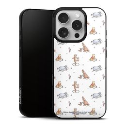 DeinDesign iPhone 16 Pro Handy Slim Case extra d&uuml;nn Silikon Handyh&uuml;lle schwarz H&uuml;lle Disney Winnie The Pooh Official Licensed Product Silikon Slim Case