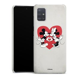 DeinDesign Galaxy A51 Handy Premium Case Smartphone Handyh&uuml;lle Schutzh&uuml;lle gl&auml;nzend Disney Heart Premium Case