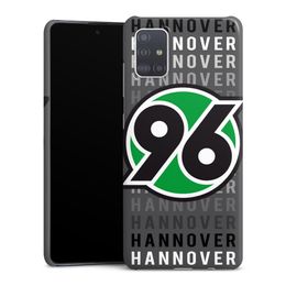 DeinDesign Galaxy A51 Handy Premium Case Smartphone Handyh&uuml;lle Schutzh&uuml;lle gl&auml;nzend H96 Hannover 96 Official Licensed Product Premium Case