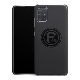 DeinDesign Galaxy A51 Handy Premium Case Smartphone Handyh&uuml;lle Schutzh&uuml;lle gl&auml;nzend F95 Fortuna D&uuml;sseldorf Logo Premium Case