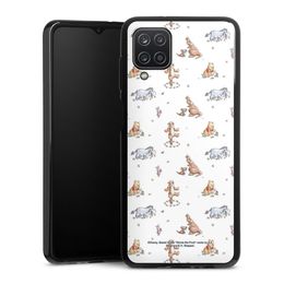 DeinDesign Galaxy A12 Handy Silikon H&uuml;lle Case schwarz Handyh&uuml;lle Disney Winnie The Pooh Official Licensed Product