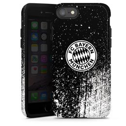 DeinDesign iPhone SE (2022) Handy Panzer Handyh&uuml;lle robuste Outdoor H&uuml;lle Schutzh&uuml;lle gl&auml;nzend Fcb Fc Bayern M&uuml;nchen Official Licensed Product Tough Case