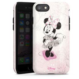 DeinDesign iPhone SE (2020) Handy Panzer Handyh&uuml;lle robuste Outdoor H&uuml;lle Schutzh&uuml;lle gl&auml;nzend Minnie Mouse Vintage Disney Tough Case