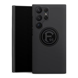 DeinDesign Galaxy S23 Ultra Handy Premium Case Smartphone Handyh&uuml;lle Schutzh&uuml;lle matt F95 Fortuna D&uuml;sseldorf Logo Premium Case