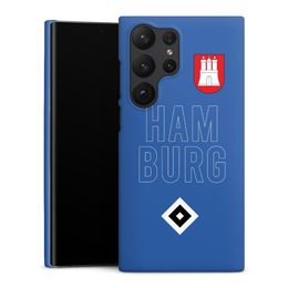 DeinDesign Galaxy S23 Ultra Handy Premium Case Smartphone Handyh&uuml;lle Schutzh&uuml;lle matt Official Licensed Product Hamburg Hamburger Sv Premium Case