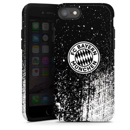 DeinDesign iPhone SE (2020) Handy Panzer Handyh&uuml;lle robuste Outdoor H&uuml;lle Schutzh&uuml;lle gl&auml;nzend Fcb Fc Bayern M&uuml;nchen Official Licensed Product Tough Case