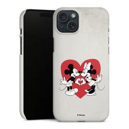DeinDesign iPhone 15 Plus Handy Premium Case Smartphone Handyh&uuml;lle Schutzh&uuml;lle gl&auml;nzend Disney Heart Premium Case